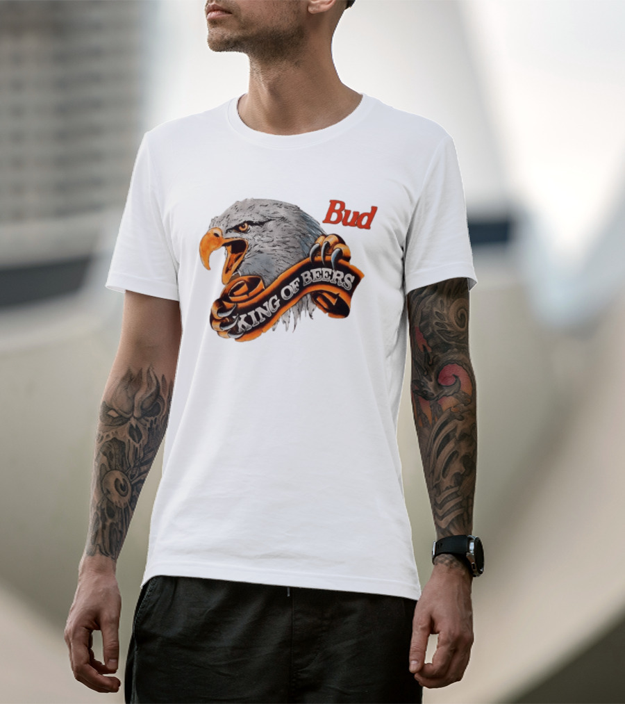 Bud King Of Beers Anheuser Busch Eagle T-Shirt