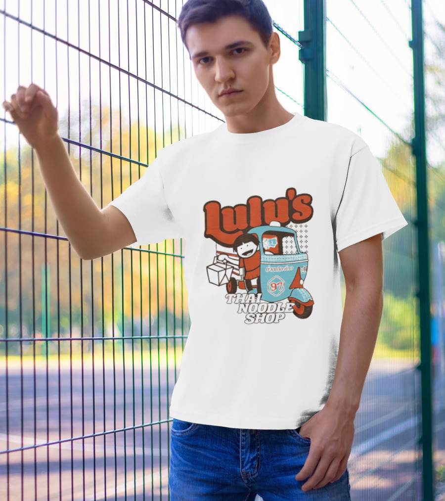 Lulu's Thai Noodle Shop Tuk Tuk Cartoon 97 T-Shirt