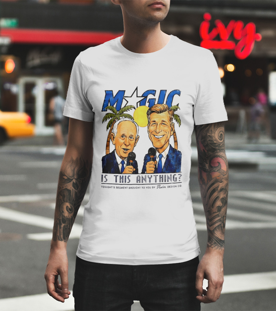 Orlando Magic Is This Anything 2026 NBA Champs Palm Trees Caricature T-Shirt