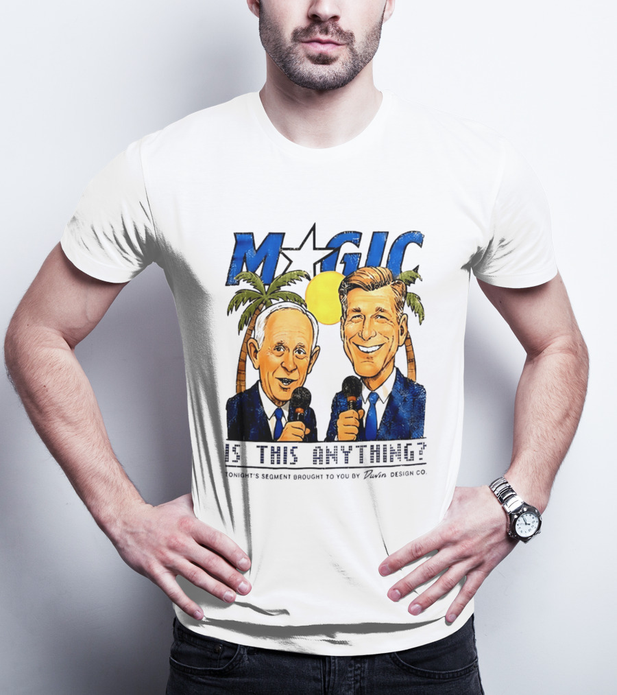 Orlando Magic Is This Anything 2026 NBA Champs Palm Trees Caricature T-Shirt