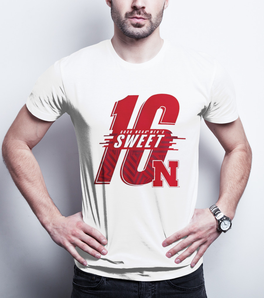 2026 NCAA Men's Sweet 16 Nebraska Huskers Basketball T-Shirt