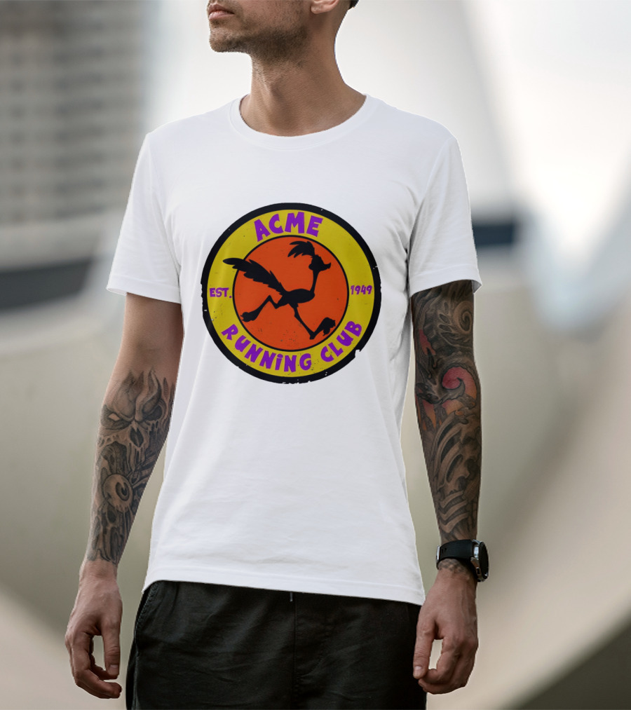 Acme Running Club Est 1949 Road Runner Bird T-Shirt