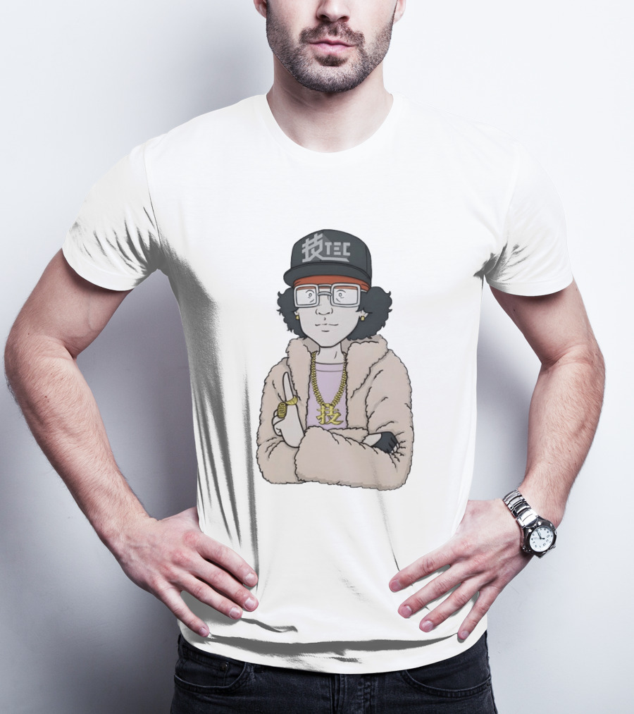 Romeo Is A Dead Man Meijin Anime Gangster Style With TEC Hat And Fur Coat T-Shirt