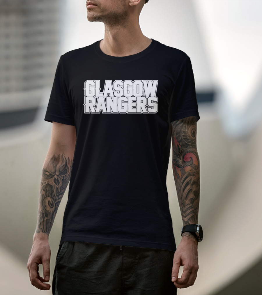 Glasgow Rangers Fan Apparel Iconic Team Supporter Merchandise T-Shirt
