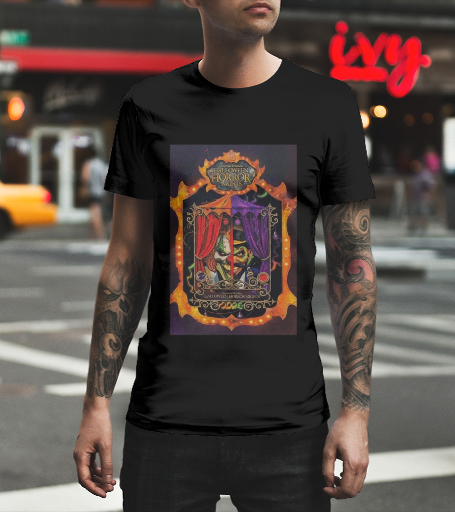Universal Orlando Halloween Horror Nights 2026 Jack The Clown T-Shirt