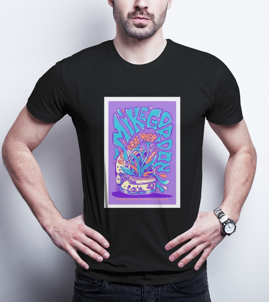 Mike Gordon Neighborhood Theatre Charlotte NC March 19 2026 Psychedelic T-Shirt