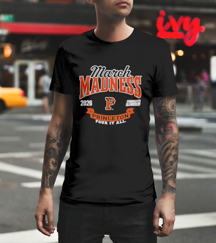 Princeton Tigers March Madness 2026 Four It All NCAA Women's Basketball T-Shirt