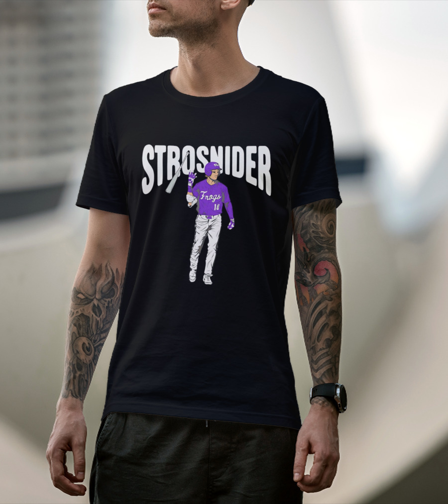 Strosnider Frogs TCU Baseball Player 11 T-Shirt