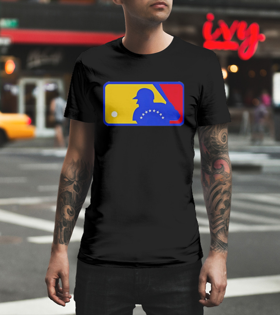 Stars And Bars Baseball T-Shirt