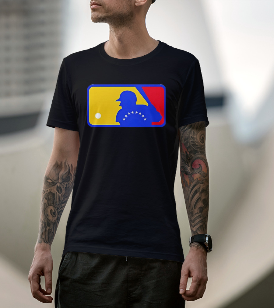 Stars And Bars Baseball T-Shirt