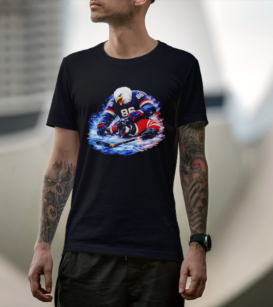 USA Vs Canada Hockey 2026 Eagle Clash T-Shirt