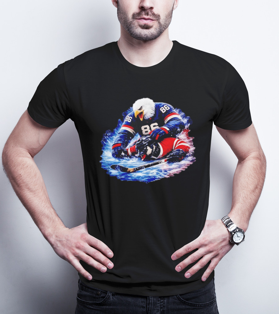 USA Vs Canada Hockey 2026 Eagle Clash T-Shirt