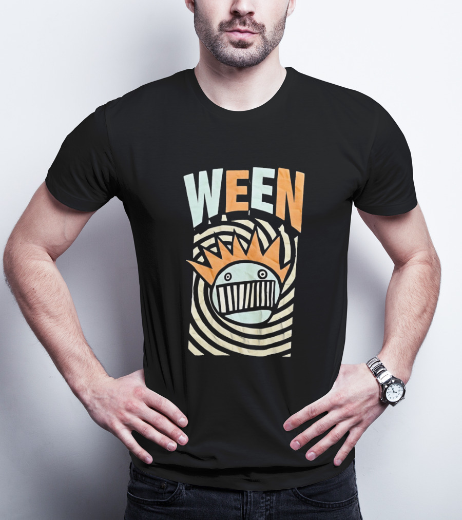Ween 2017 Tour Boognish Icon Spiral T-Shirt