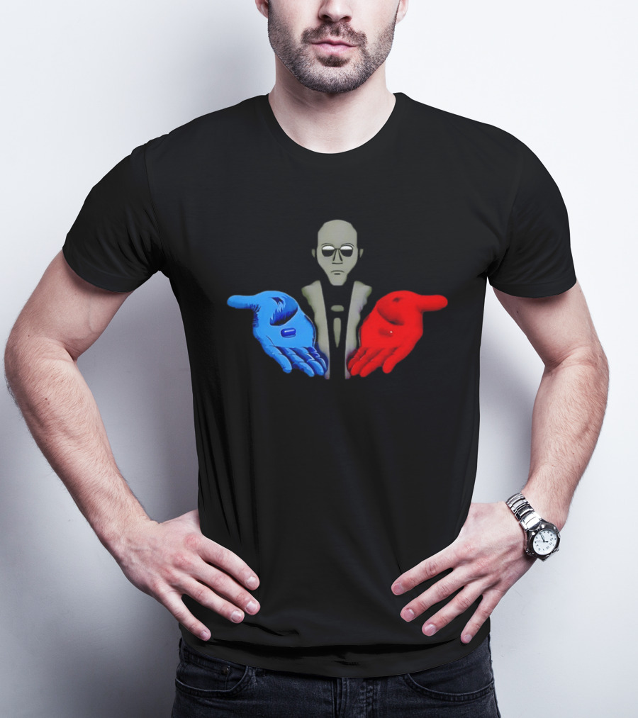 Morpheus Neo Red Pill Blue Pill 1999 Matrix T-Shirt