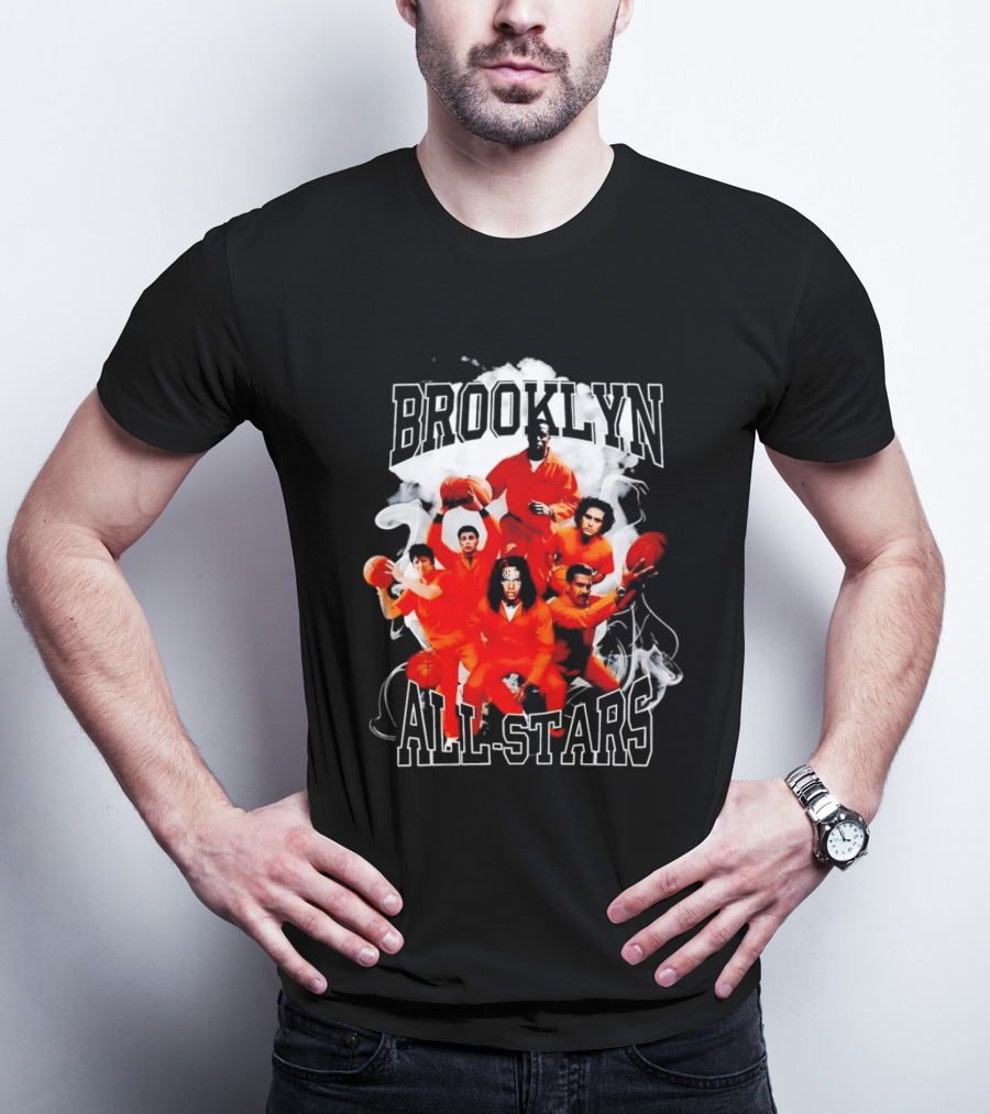 Brooklyn All Stars Basketball Team Creative Smoke T-Shirt
