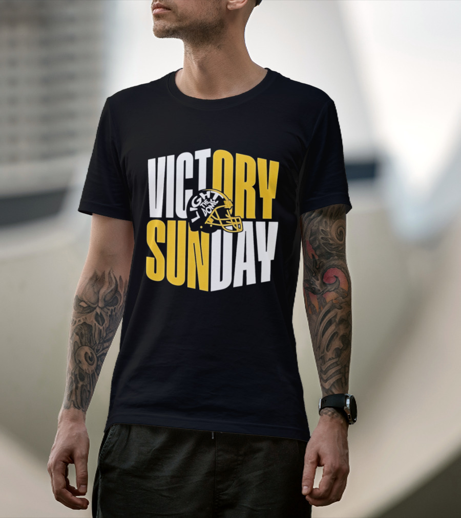 Victory Sunday Light The Dome Helmet T-Shirt