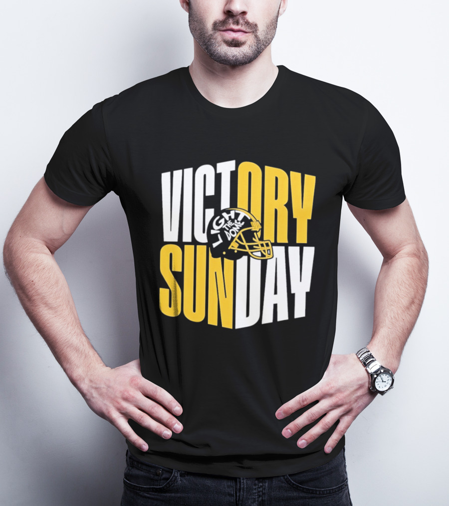 Victory Sunday Light The Dome Helmet T-Shirt