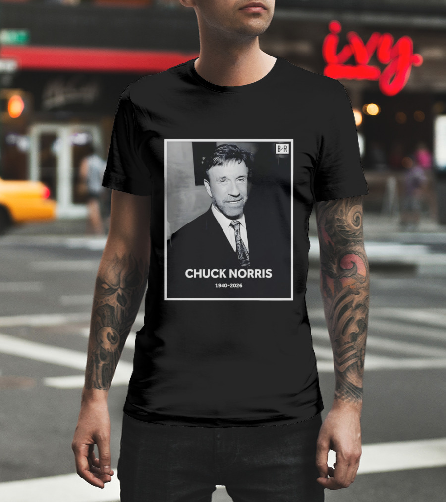 Chuck Norris 1940 2026 B R Legend T-Shirt