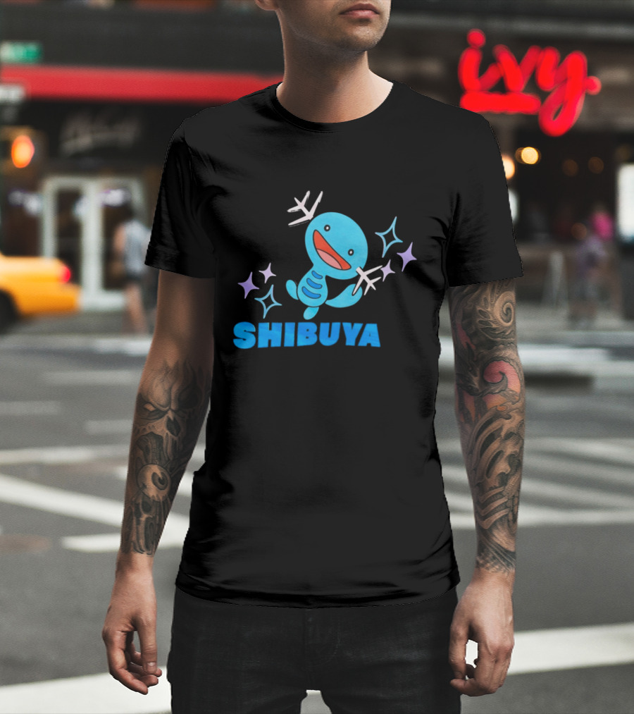 Wooper Shibuya Pokemon Center Sparkles T-Shirt
