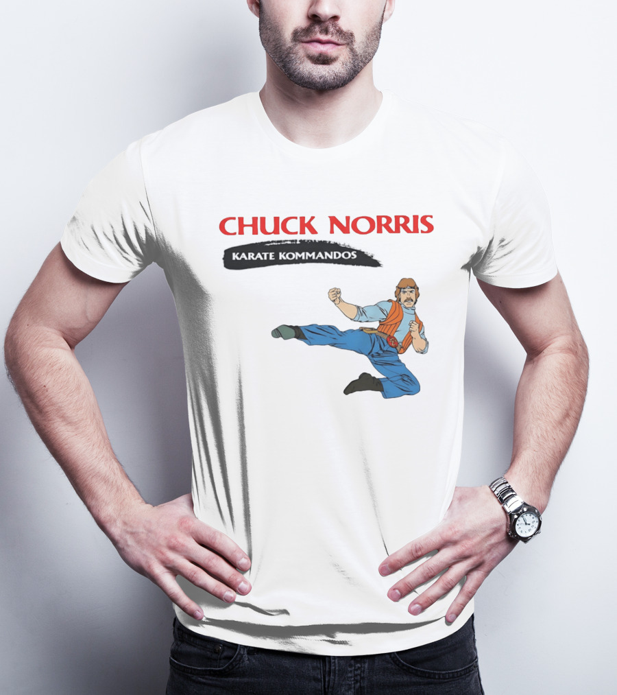 Chuck Norris Karate Kommandos 80s Cartoon Martial Arts Adventure T-Shirt