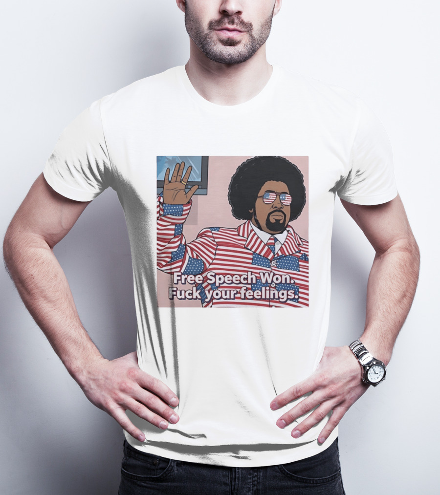 USA Flag Free Speech Won Fck Your Feelings Patriotic T-Shirt