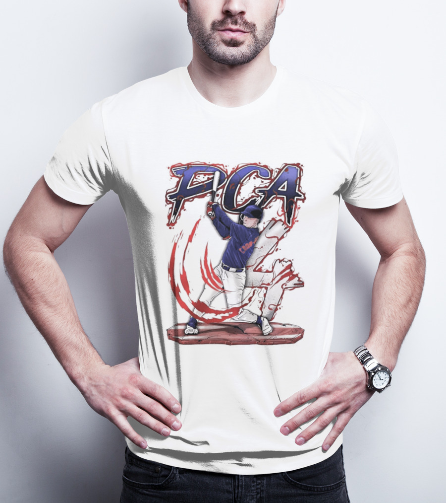 PCA Player Of 4 Philadelphia Phillies Baseball 2026 Batter Stance Action T-Shirt