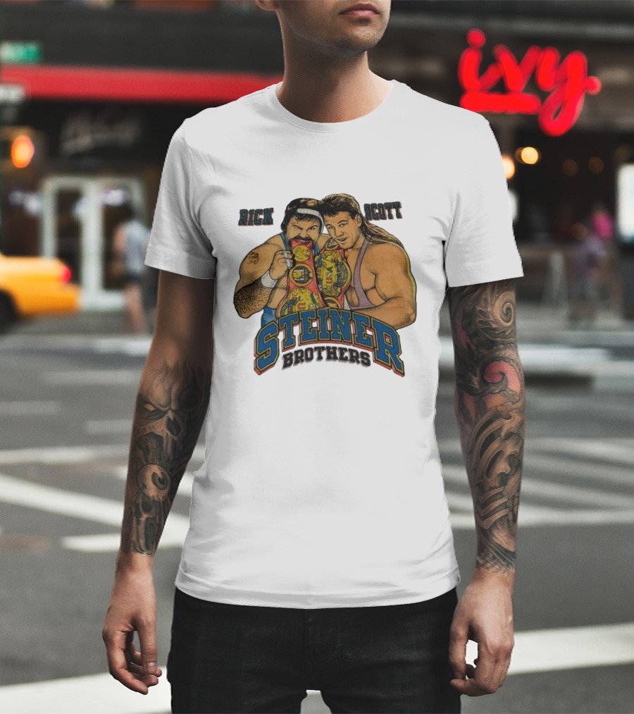 Rick Scott Steiner Brothers Wrestling Champions T-Shirt