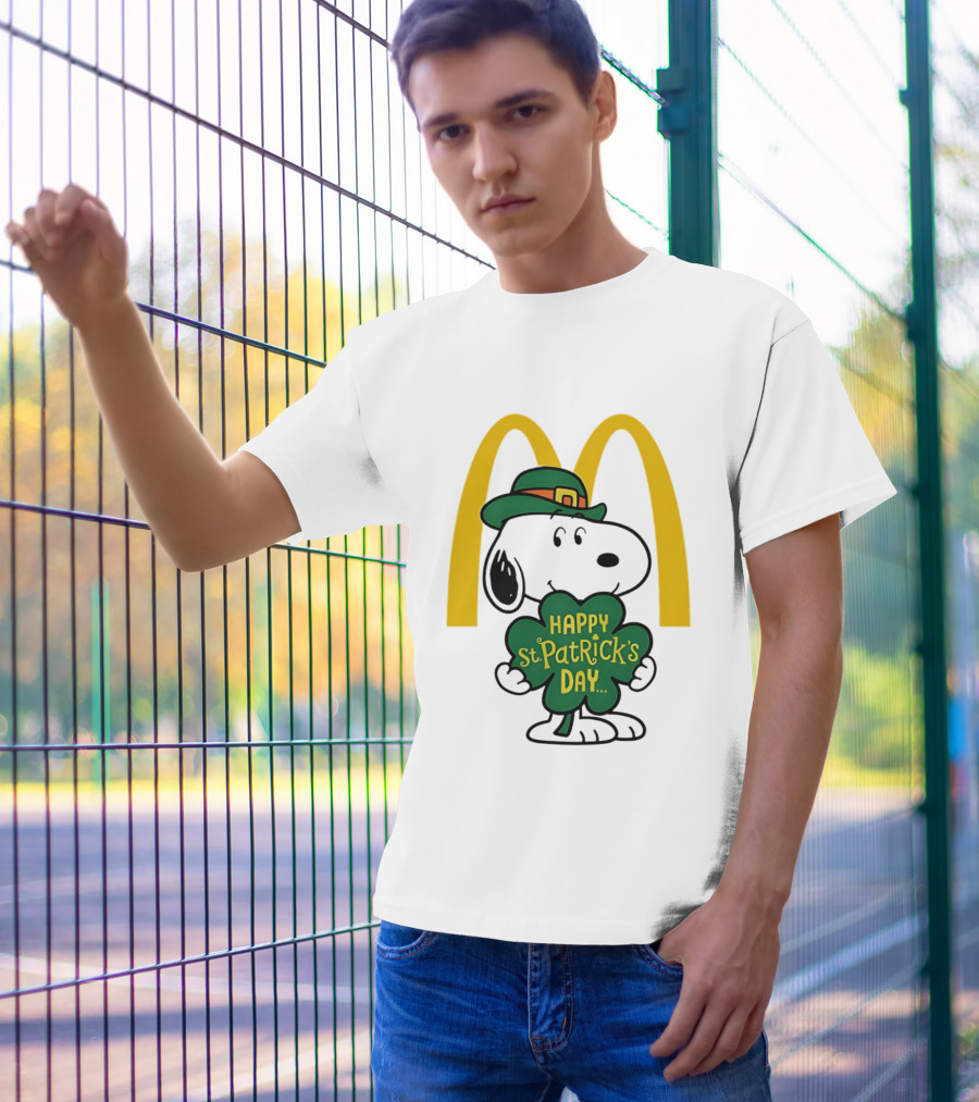 McDonald's Snoopy Happy St. Patrick's Day 2026 Collaboration T-Shirt