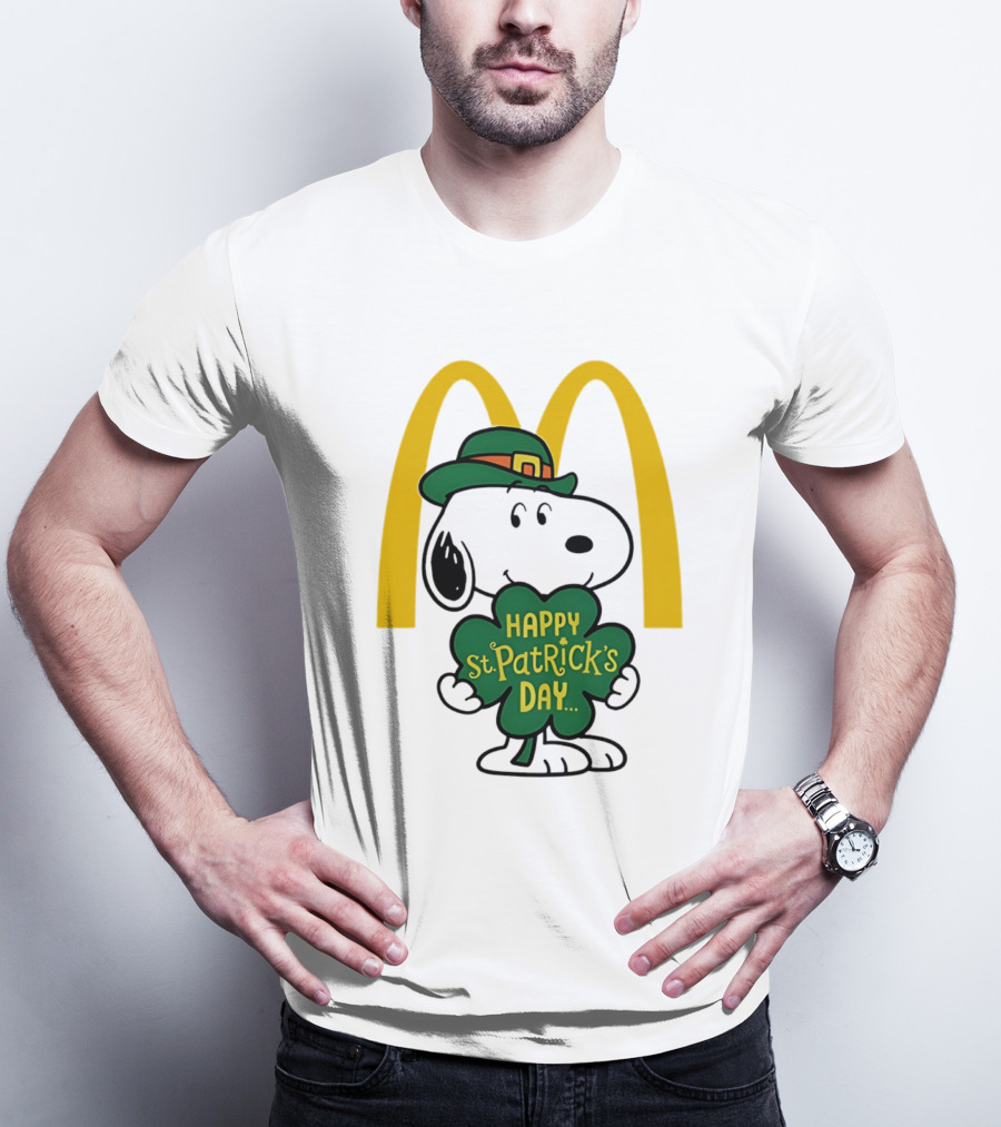 McDonald's Snoopy Happy St. Patrick's Day 2026 Collaboration T-Shirt