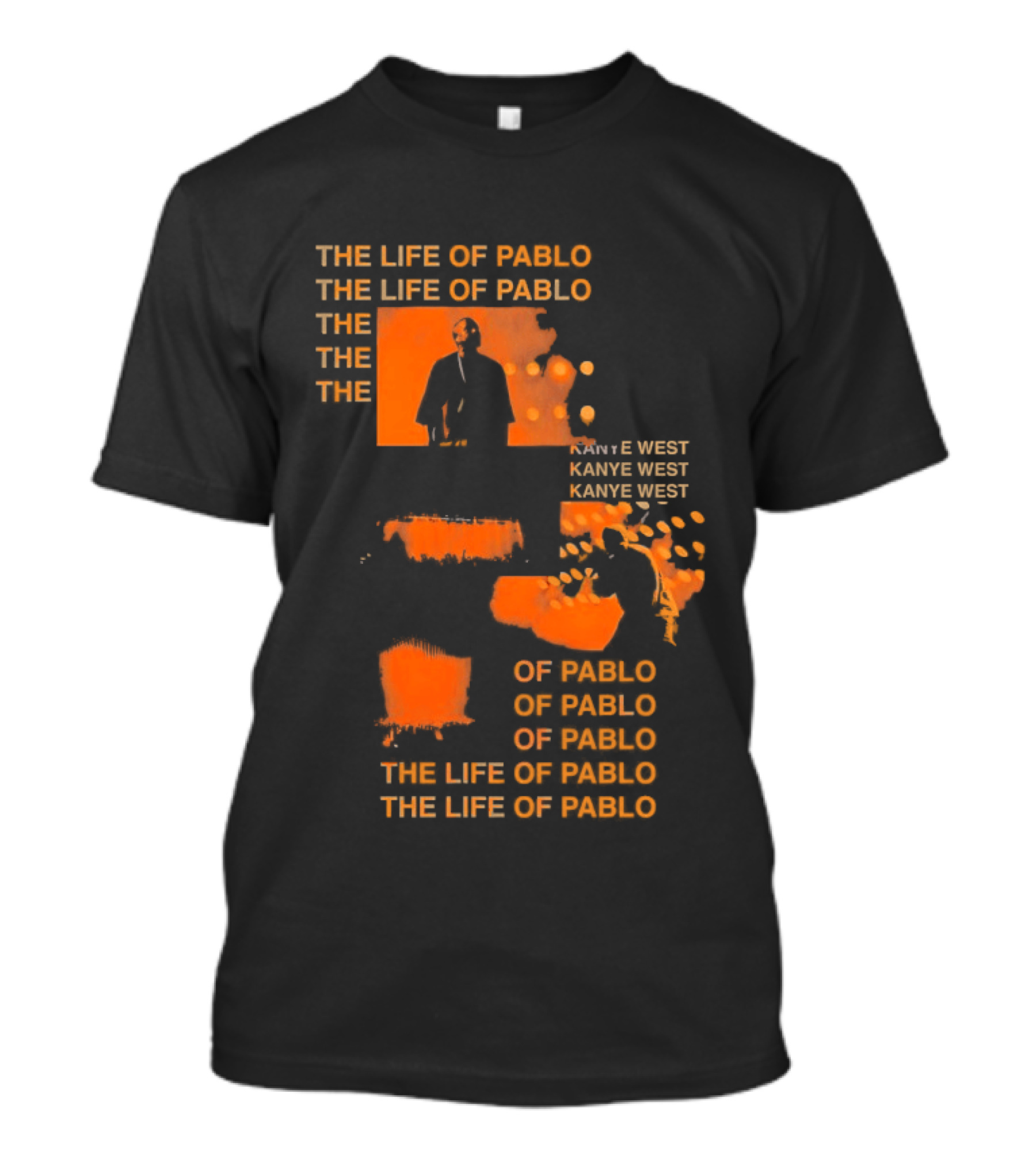 Kanye West The Life Of Pablo Album Cover T-Shirt