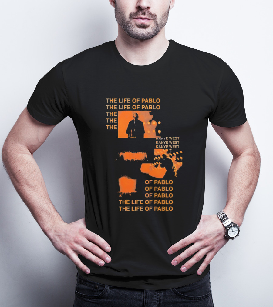 Kanye West The Life Of Pablo Album Cover T-Shirt