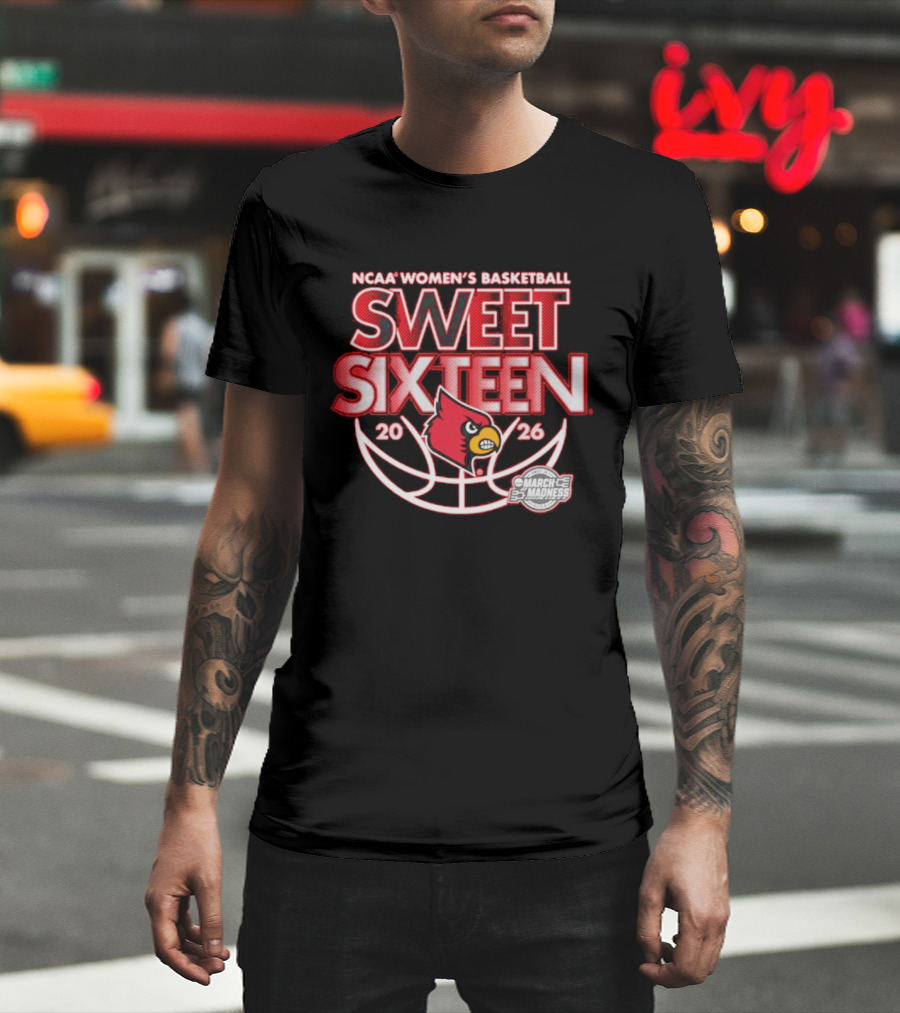 NCAA Women's Basketball Sweet Sixteen 2026 Louisville March Madness T-Shirt