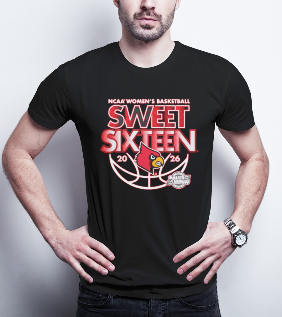 NCAA Women's Basketball Sweet Sixteen 2026 Louisville March Madness T-Shirt