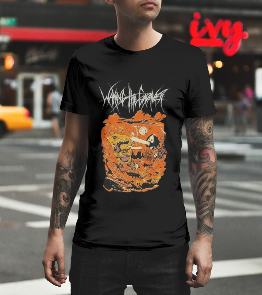 Waking The Cadaver Don Vs Wheat Monster Battle Scene T-Shirt