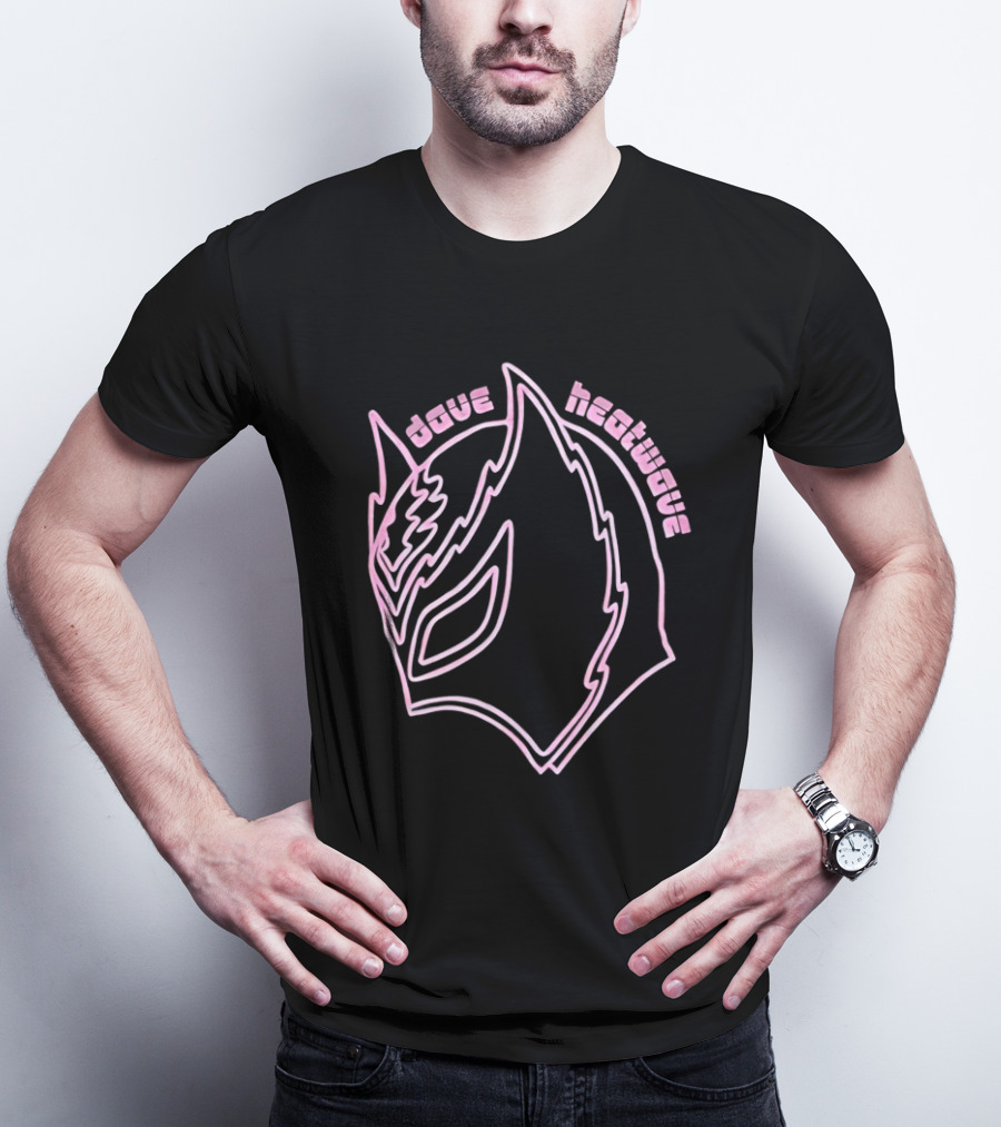Matt Mercer Dave Heatwave Mask Iconic Luchador T-Shirt