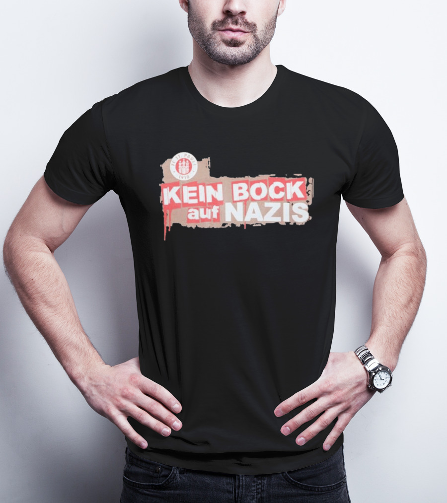 FC St Pauli Kein Bock Auf Nazis Anti Fascist T-Shirt