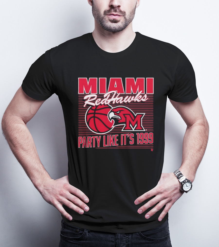 Miami RedHawks Basketball Party Like It's 1999 T-Shirt