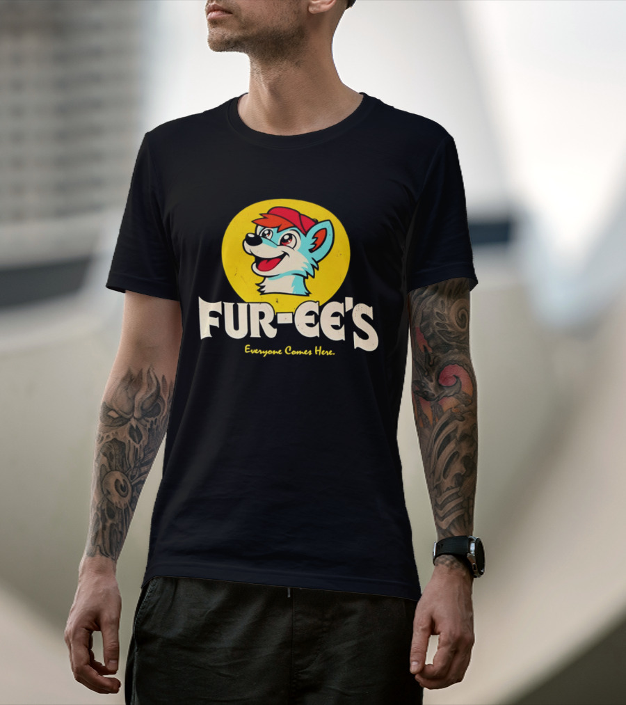 Fur EE's Everyone Comes Here Buc Ee's T-Shirt