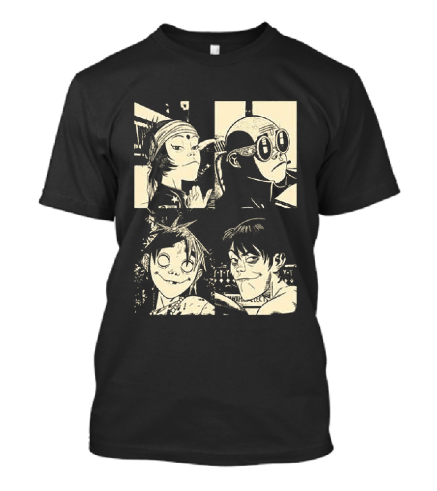 Gorillaz The Mountain Tour 2023 Dates And Locations Vintage Band T-Shirt