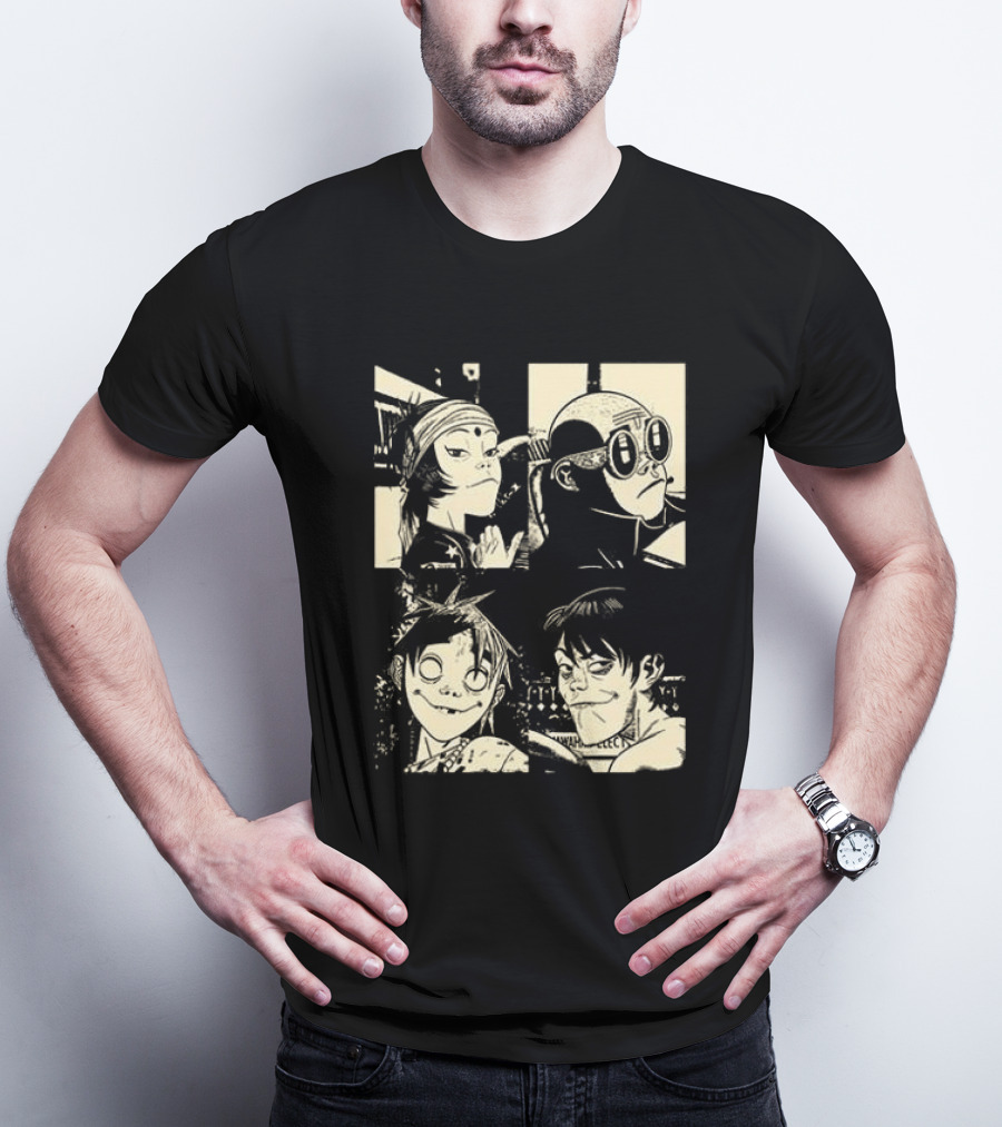Gorillaz The Mountain Tour 2023 Dates And Locations Vintage Band T-Shirt