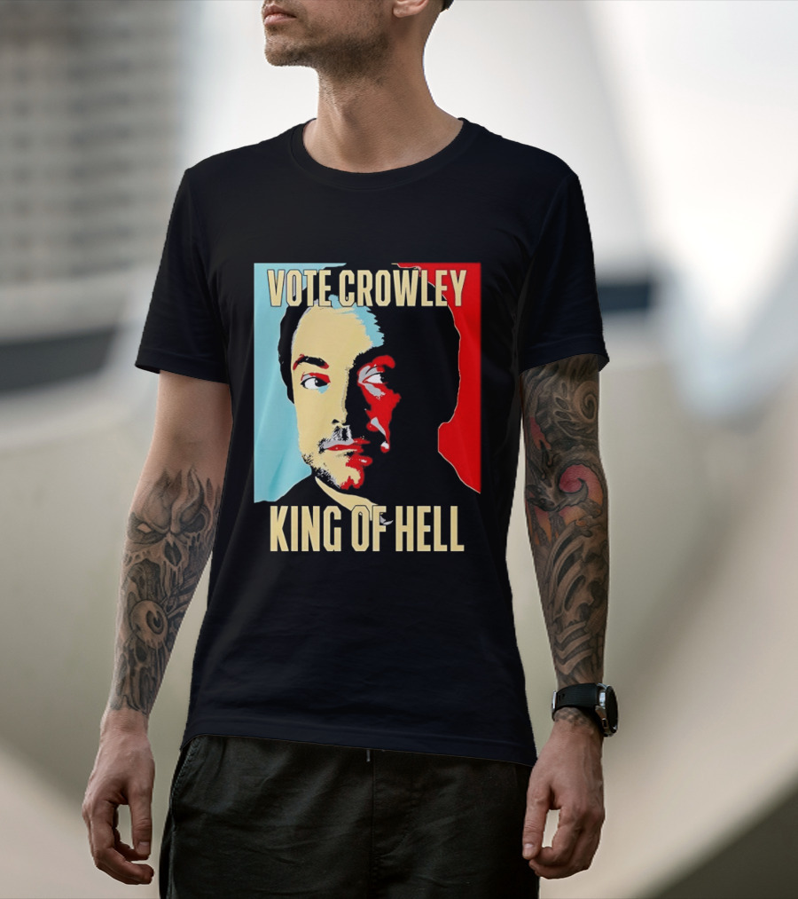 Vote Crowley King Of Hell Supernatural Fan Favorite T-Shirt