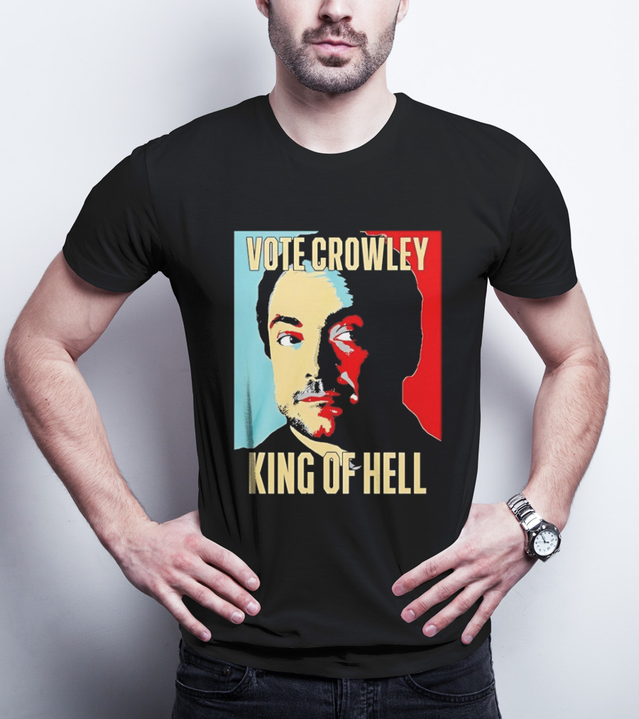 Vote Crowley King Of Hell Supernatural Fan Favorite T-Shirt