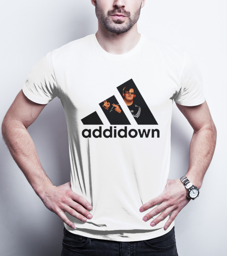 Addidown Down Syndrome Sign Language Pose T-Shirt