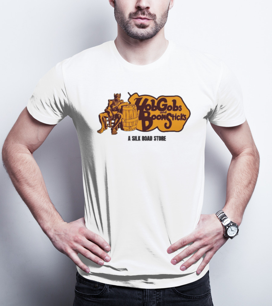 HobGobs And Boom Sticks A Silk Road Store Mythical Goblin Barrel T-Shirt