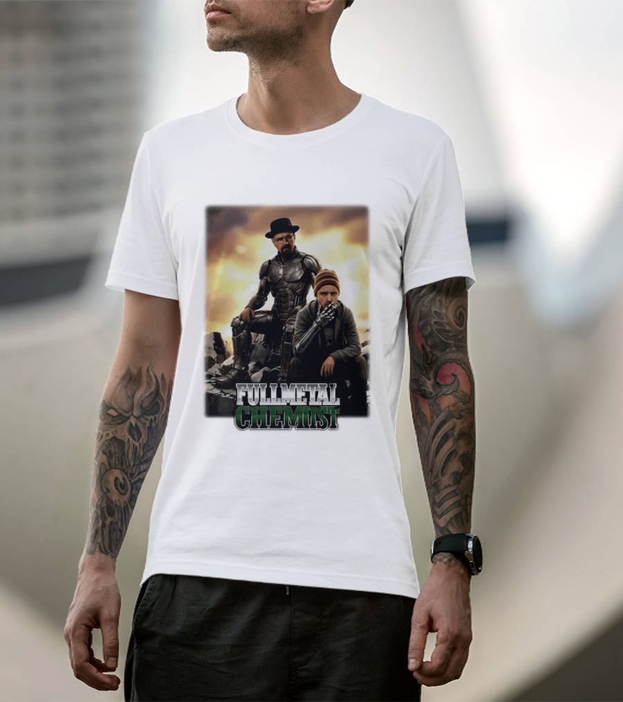 Bryan Cranston Jesse Pinkman Fullmetal Chemist T-Shirt