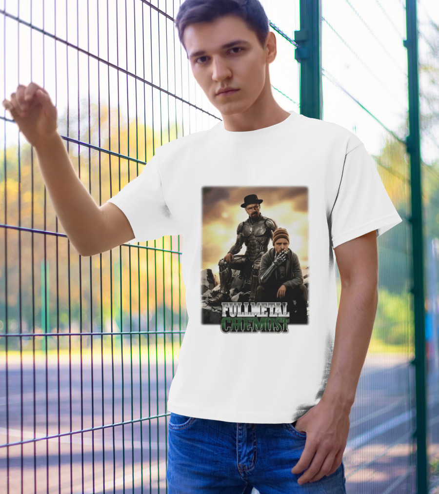 Bryan Cranston Jesse Pinkman Fullmetal Chemist T-Shirt