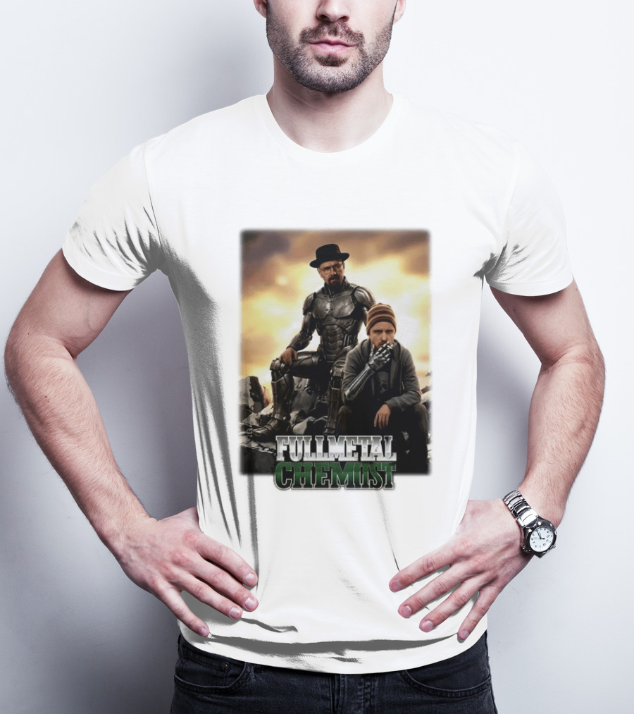Bryan Cranston Jesse Pinkman Fullmetal Chemist T-Shirt
