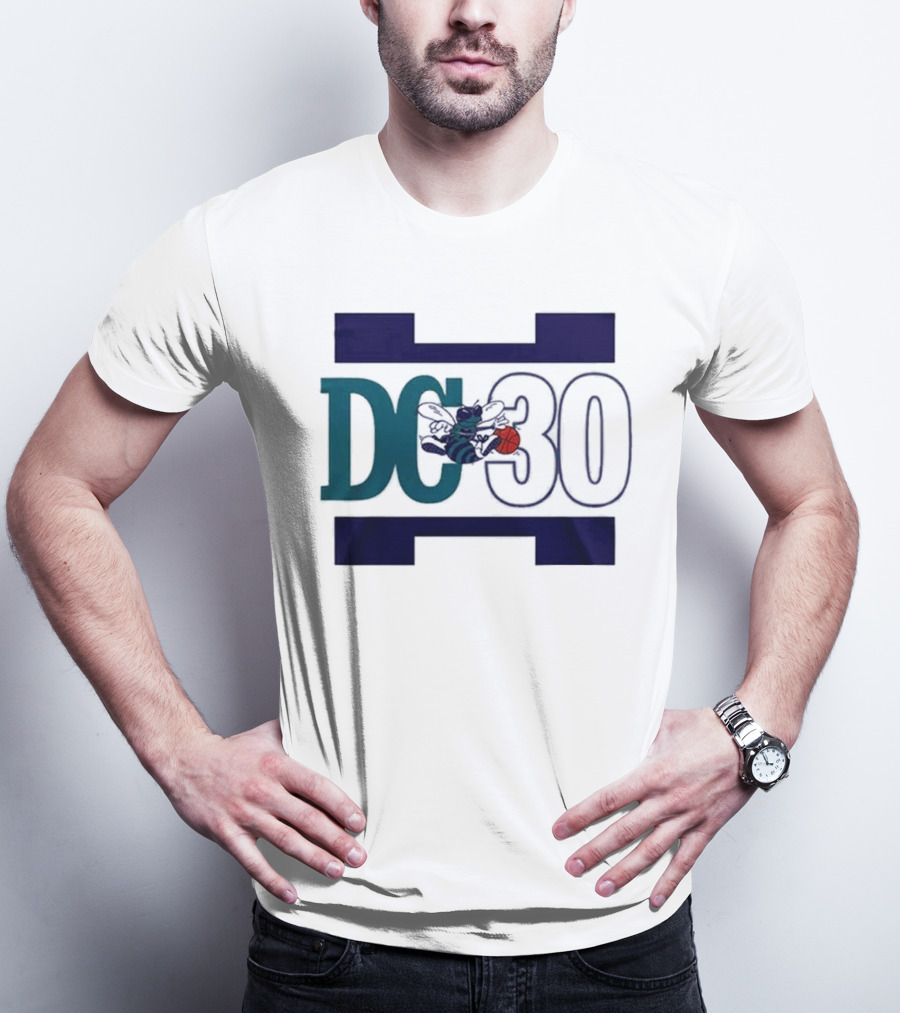 Charlotte Hornets 2026 DC 30 Dell Curry T-Shirt
