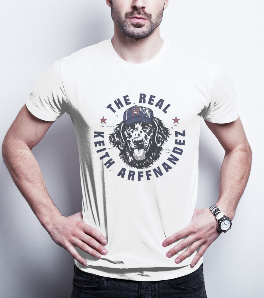 The Real Keith Arffnandez Dog Duffy 17 Cap New York Mets Baseball T-Shirt