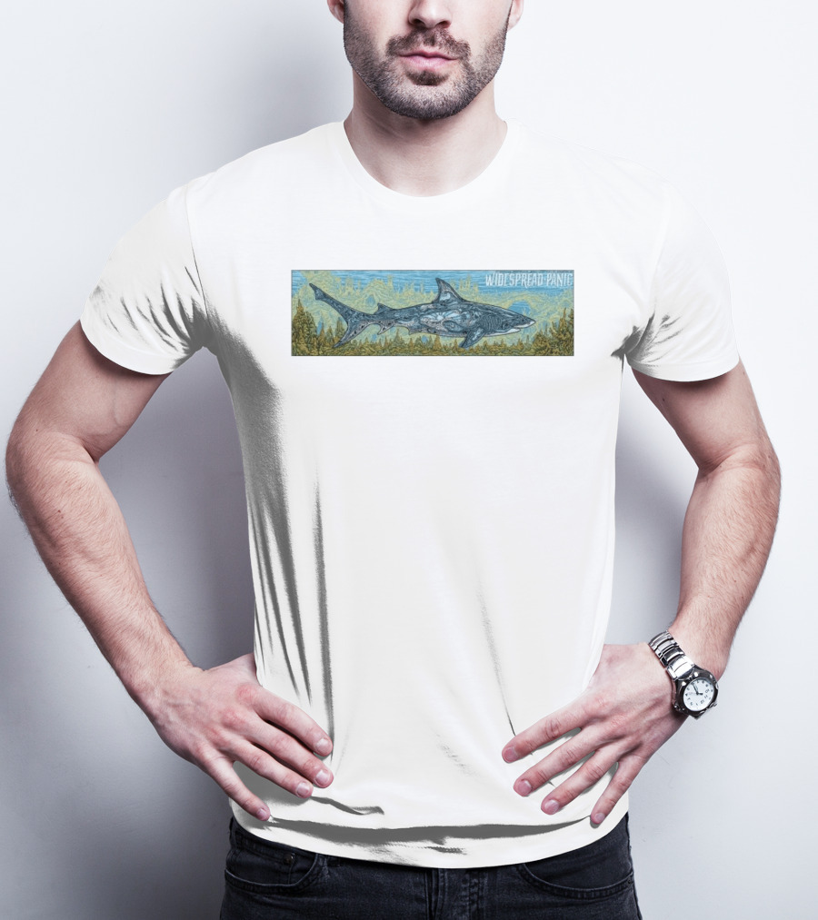 Widespread Panic St. Augustine Amphitheatre March 20 22 2026 Shark T-Shirt